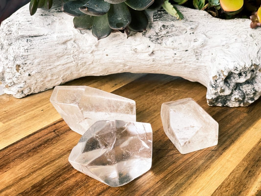 Freeform Clear Quartz Crystal - Miami Mining Co - Gem Mining Buckets ...