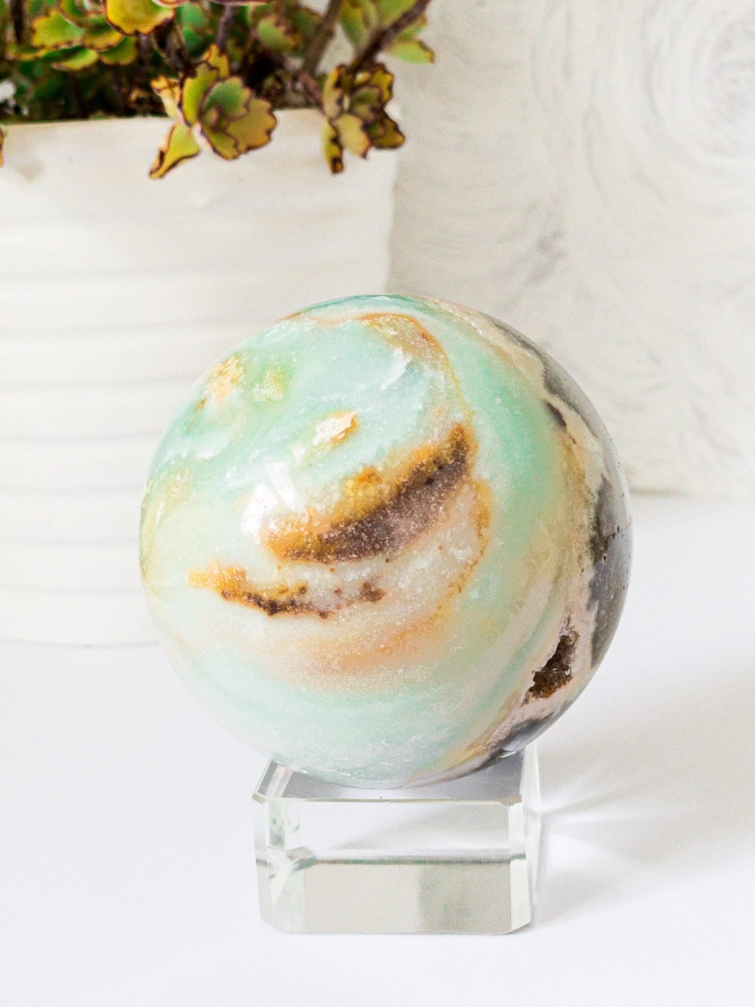 Caribbean Calcite Crystal Sphere - Miami Mining Co - Gem Mining Buckets ...