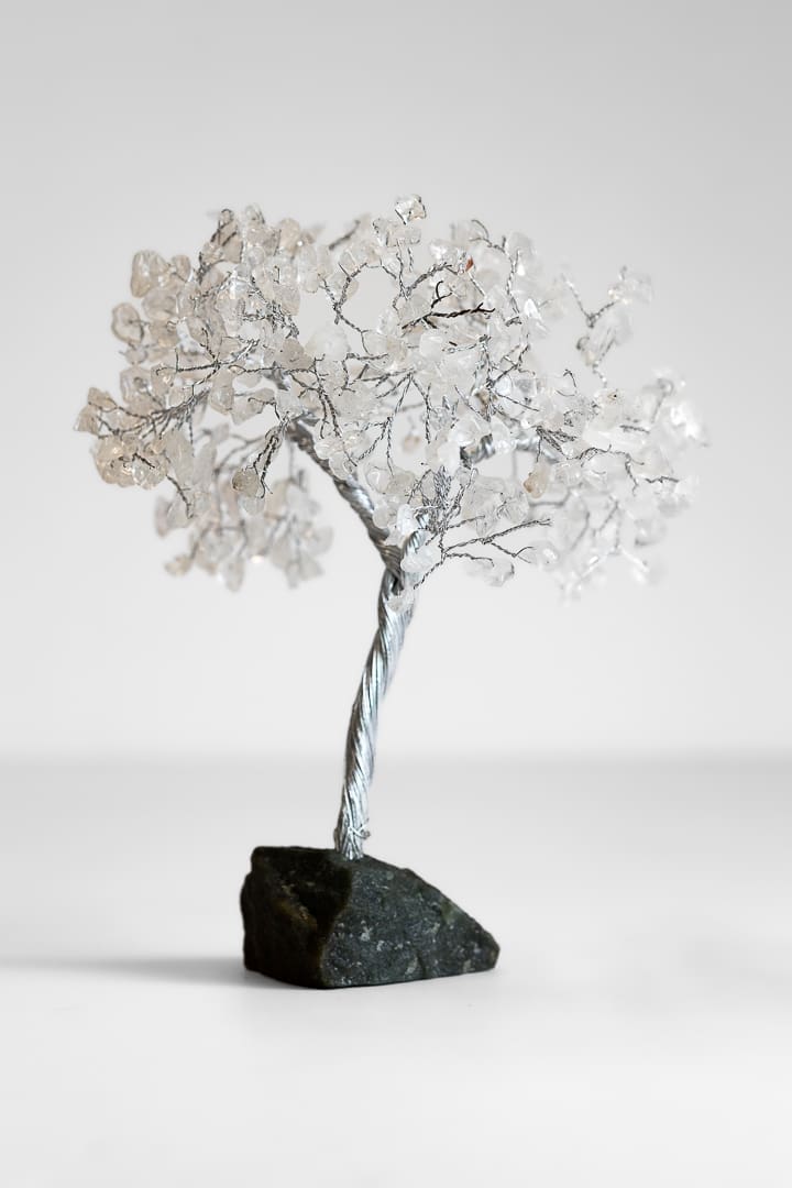 Clear Quartz Chip Tree of Life with Stone Base - Miami Mining Co | Gem ...