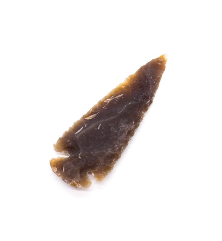 Agate Stone Knapped Arrowhead Point 3"- 3-1/2" - Miami Mining Co - Gem ...