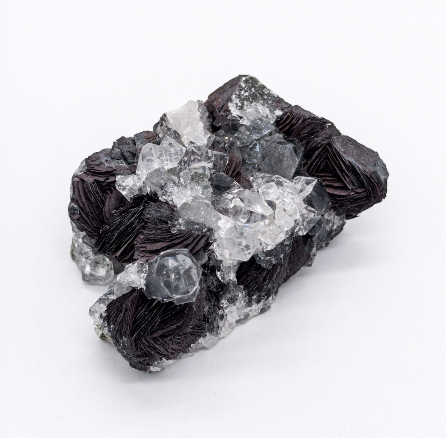 Stunning Hematite Rosette with Clear Quartz - Miami Mining Co - Gem ...