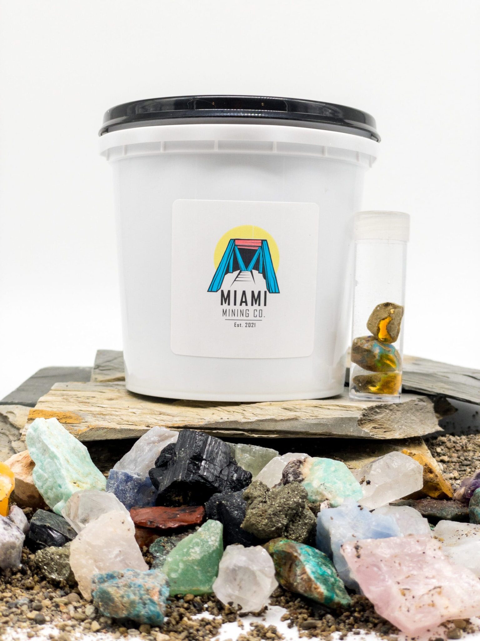 Authentic Opal Stone Mining Kit - Miami Mining Co - Gem Mining Buckets ...