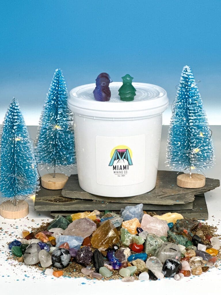 Limited Edition Christmas Holiday Mining Bucket - Miami Mining Co - Gem ...
