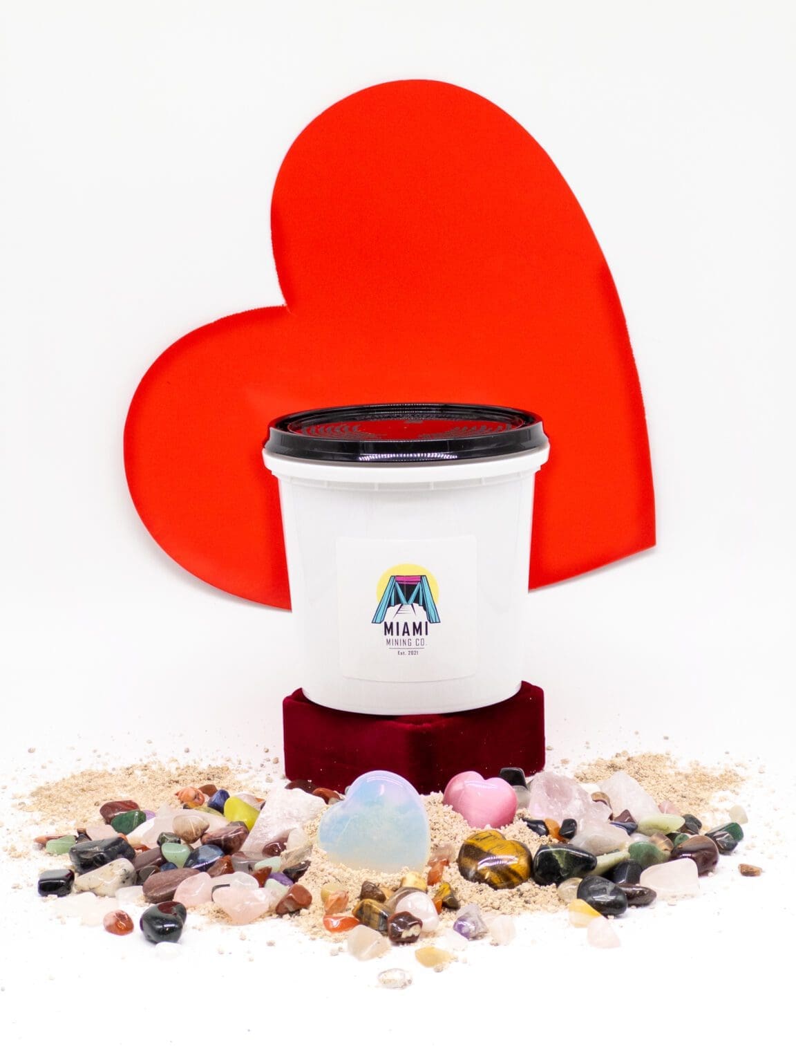 Limited Edition Valentines Day Mining Bucket - Miami Mining Co - Gem ...
