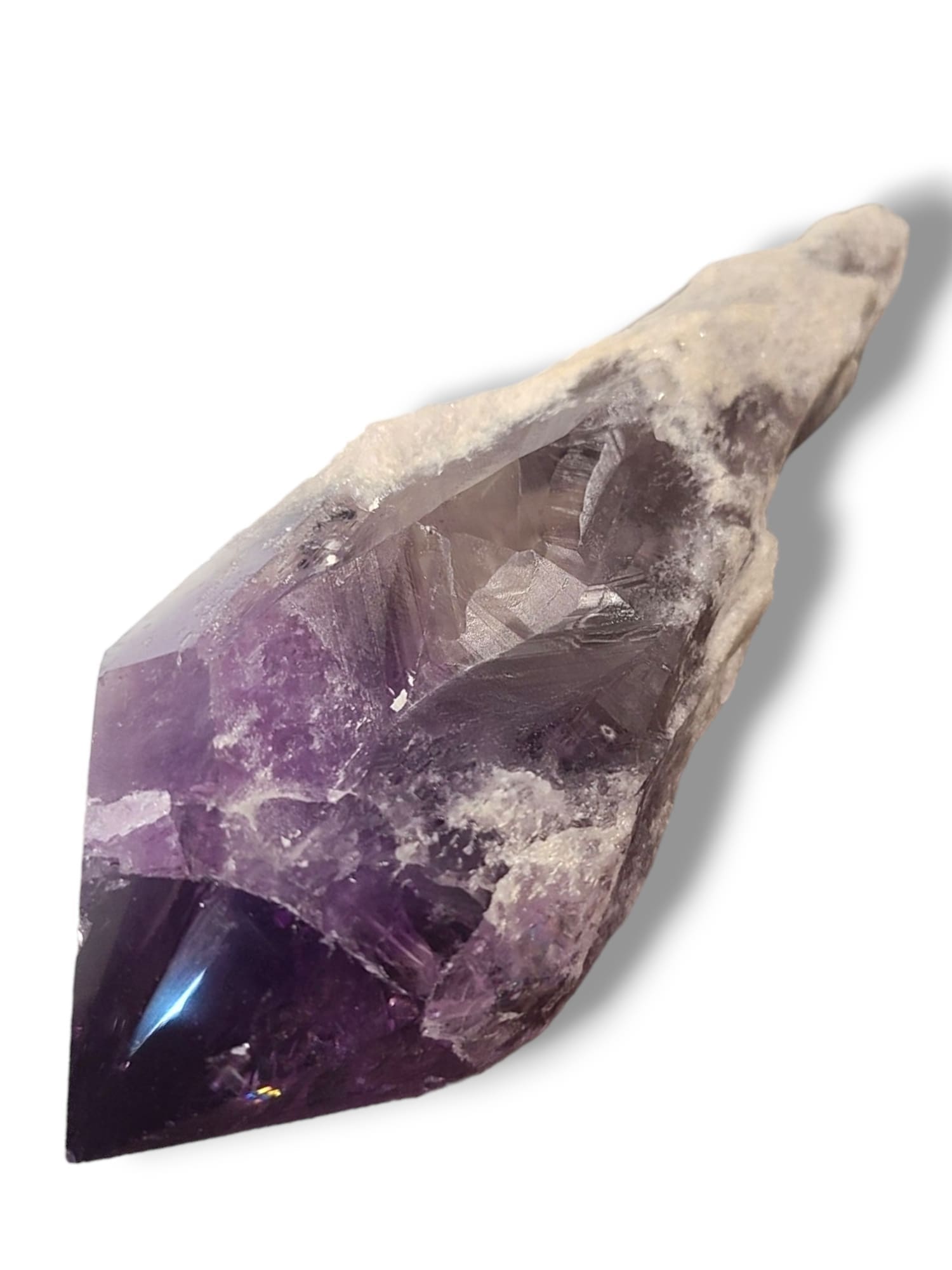 Amethyst Wand Root - Elegant & Slender Crystal Formation - Miami Mining ...