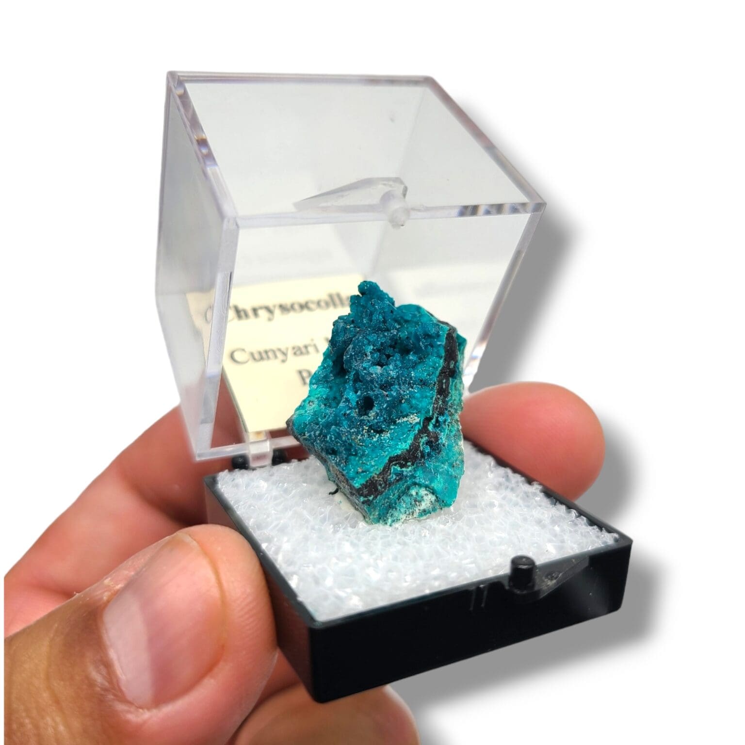 Chrysocolla Cunyari Mine - Vibrant Peruvian Specimens in Perky Boxes ...
