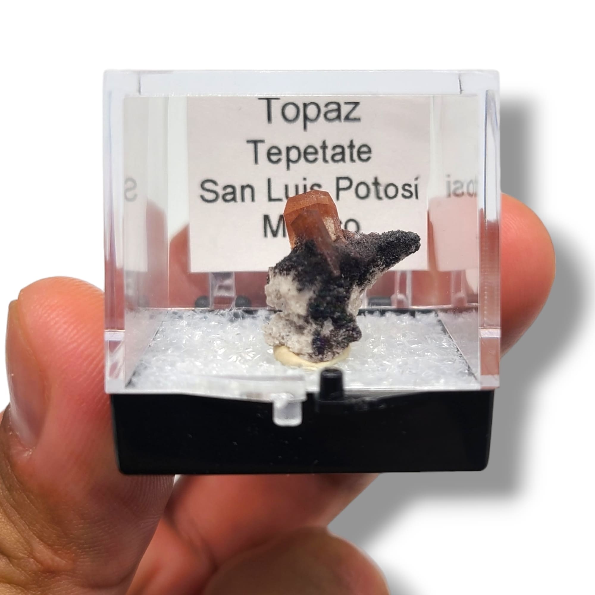 Topaz Tepetate San Luis Potosi - Mexican Specimens in Perky Boxes