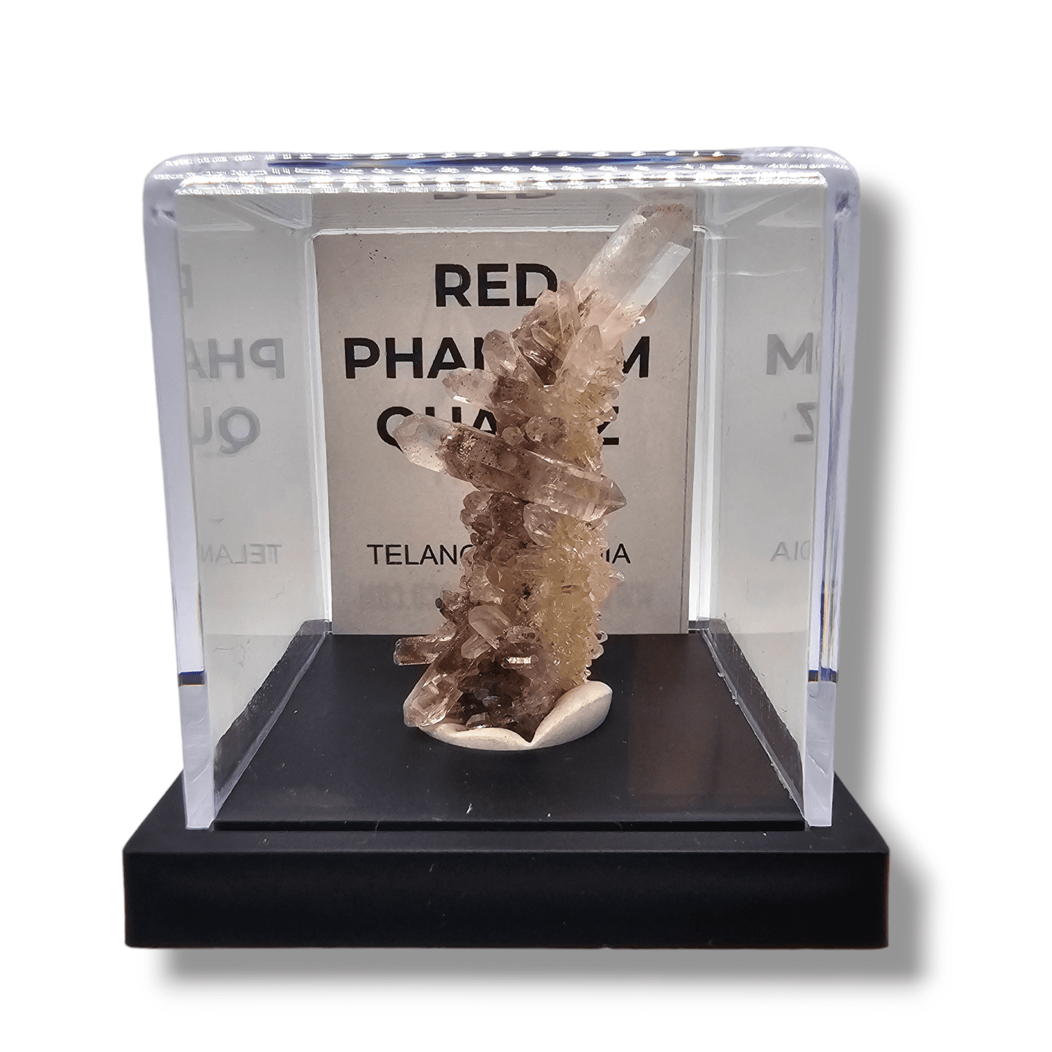 Red Phantom Quartz from Telangana, India - Miami Mining Co - Gem Mining ...