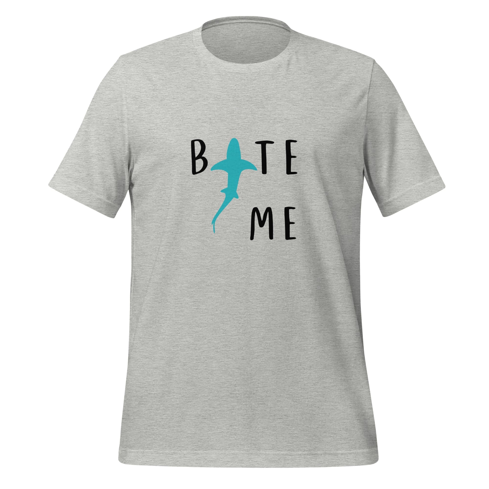 "Bite Me" Humorous Shark Graphic Unisex T-Shirt