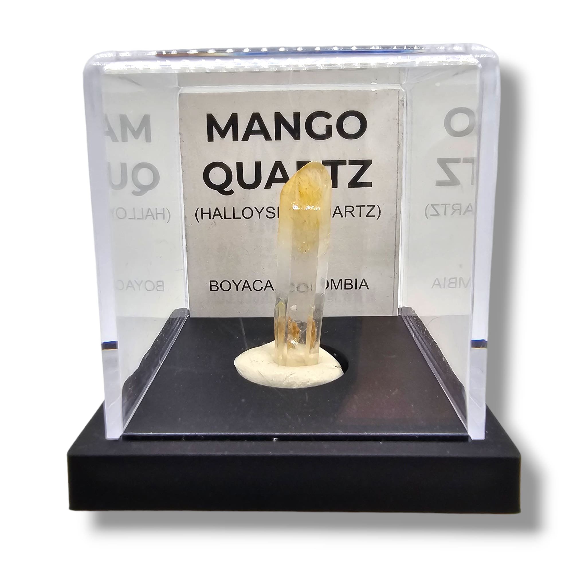 Exquisite Mango Quartz Cluster from Boyaca, Colombia - Miami Mining Co ...